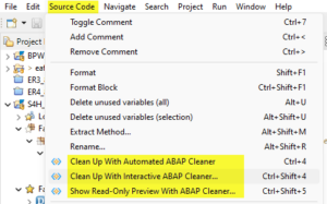 ABAP Cleaner